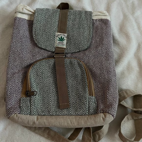 Himalayan | Bags | Hemp Mini Backpack | Poshmark